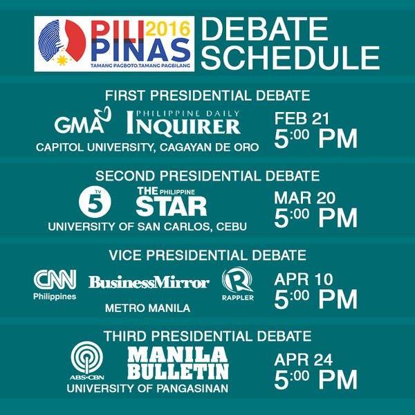 Schedule of events BlogWatch
